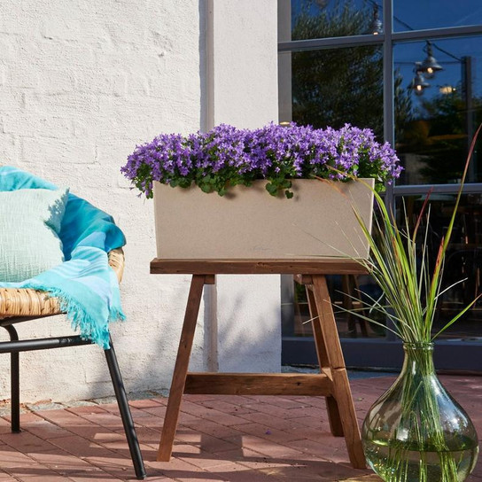 Balconera Stone Rectangular Balcony Planter - Lechuza | Plant Addicts