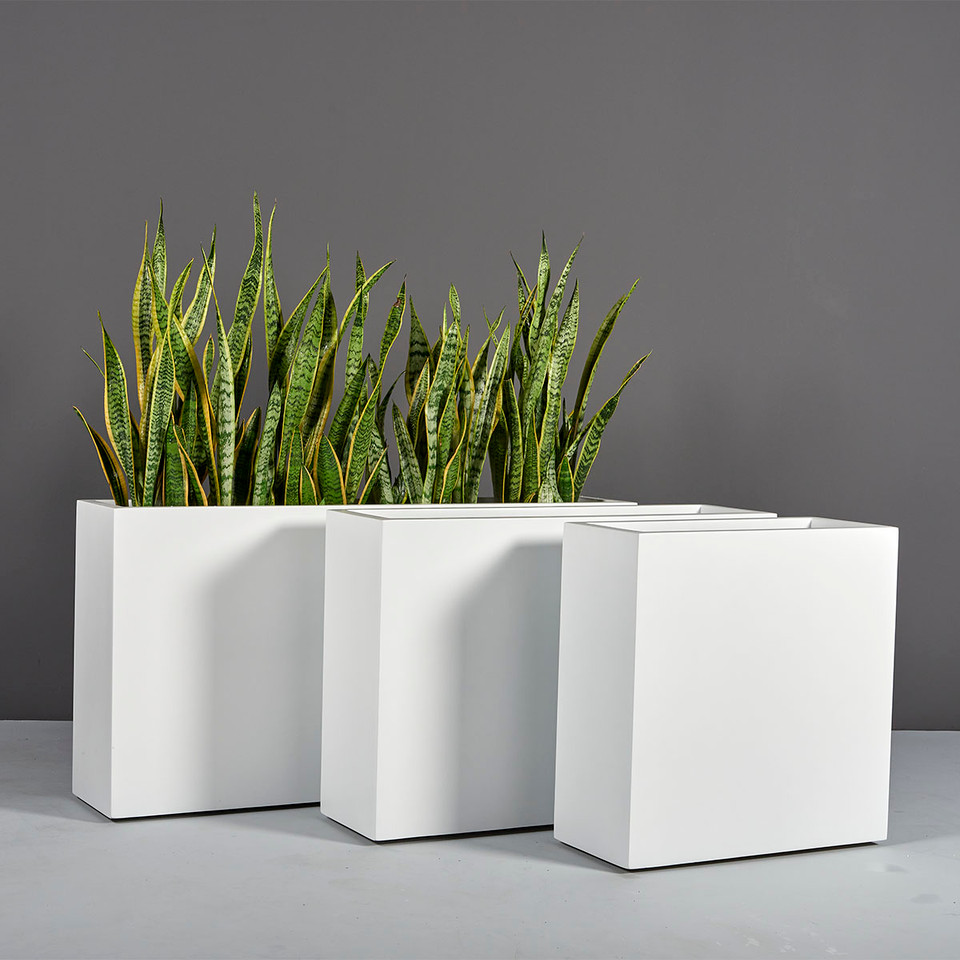 Hudson Extra Long Rectangular Planters - Jay Scotts | Plant Addicts