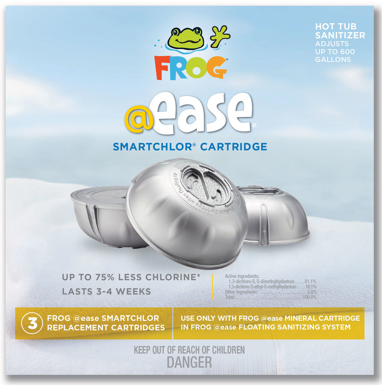 5 Pack Spa Frog Serene Replacement Refill Cartridges 4 Bromine | 1 ...