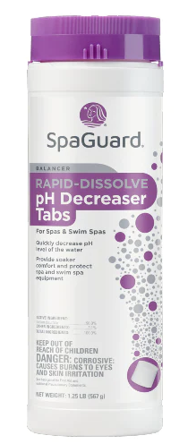 NEW SpaGuard® Rapid Dissolve pH Decreaser Tabs 1.25lbs