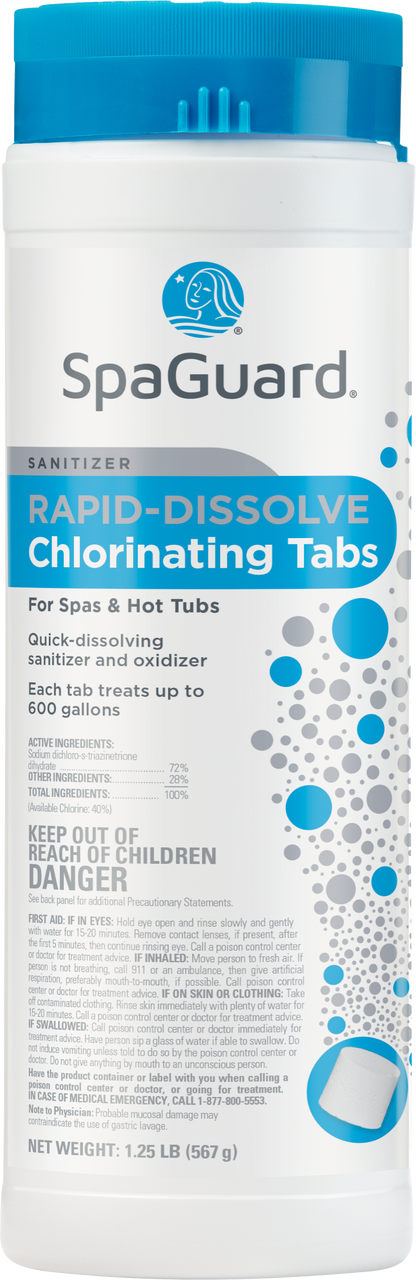 NEW SpaGuard® Rapid Dissolve Chlorinating Tabs 1.25lbs