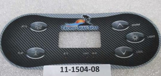 11-1504-08 Artesian Spas Tropic Seas TP600 1 Pump Overlay