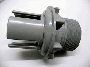 6540-142, Sundance Spas Filter Pipe w/ Jam Nut, 2.0"
