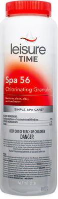 Leisure Time Spa 56 Chlorine Granules 2 lbs (Sodium Dichlor)