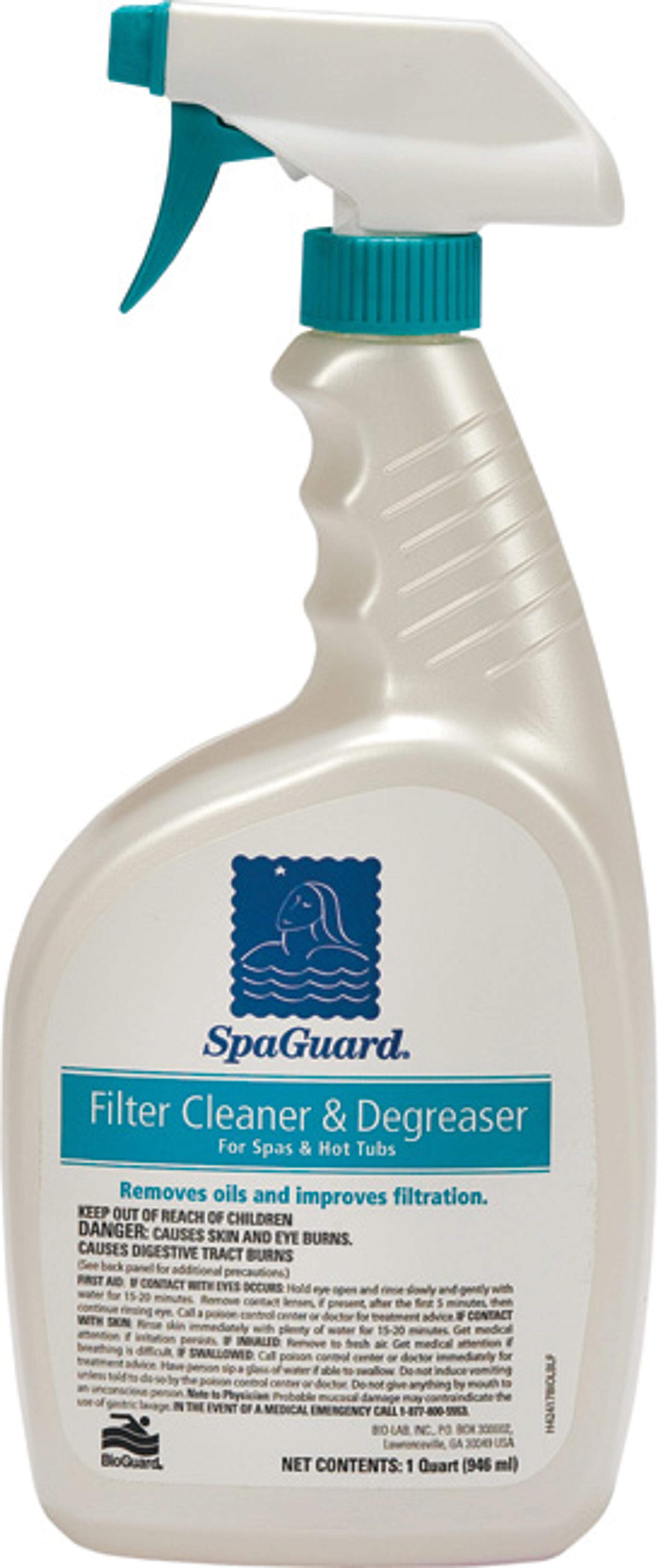 SpaGuard Spa Filter Cleaner Spray 32 oz - Spa and Pool Store