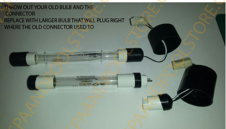 CLEAR RAY Bulb Replacement UV-C, CLEARRAY Sundance Spas / Jacuzzi 6472-857