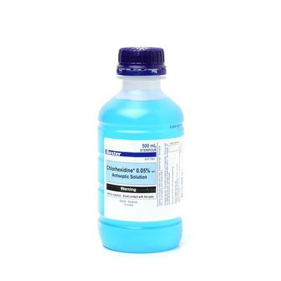 Baxter Chlorhexidine Acetate 0.05% 500ml - Profile Salon Supplies and ...