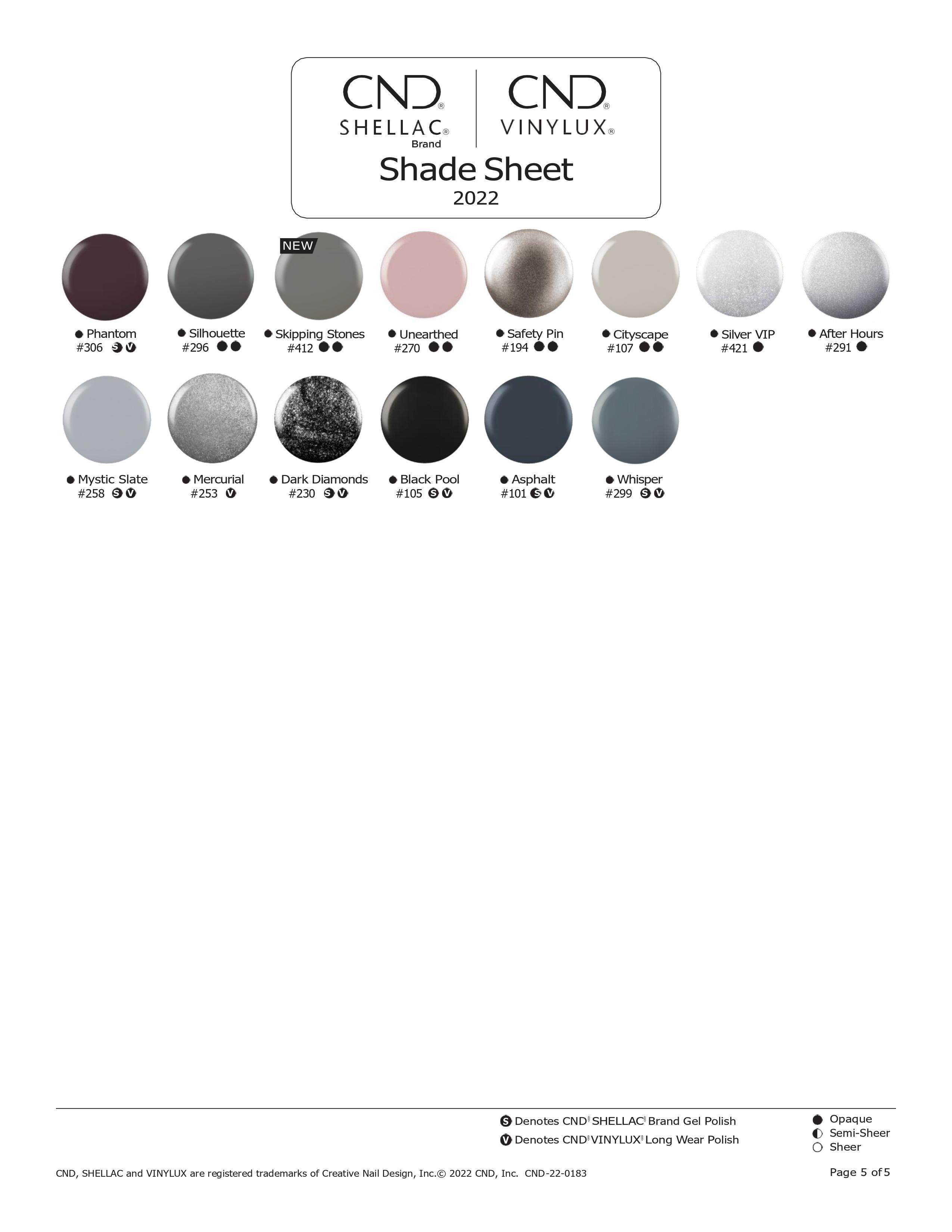 CND Shellac Gel Polish Range - Profile Salon Supplies and Education