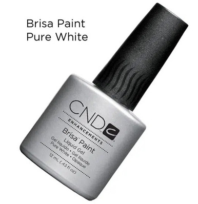 CND Brisa Pure White Gel Paint 12ml - Profile Salon Supplies and Education
