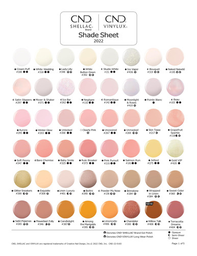 CND Shellac Gel Polish Range - Profile Salon Supplies