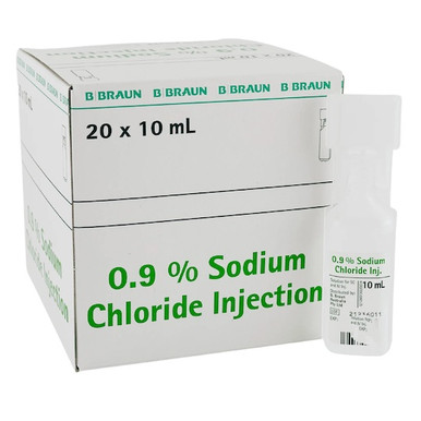 B Braun Sodium Chloride (Saline) Amp 0.09% - Profile Salon Supplies and ...