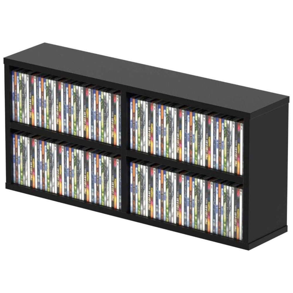 Glorious CD Box 90 Black Wall Mountable CD Storage Box | EMI Audio