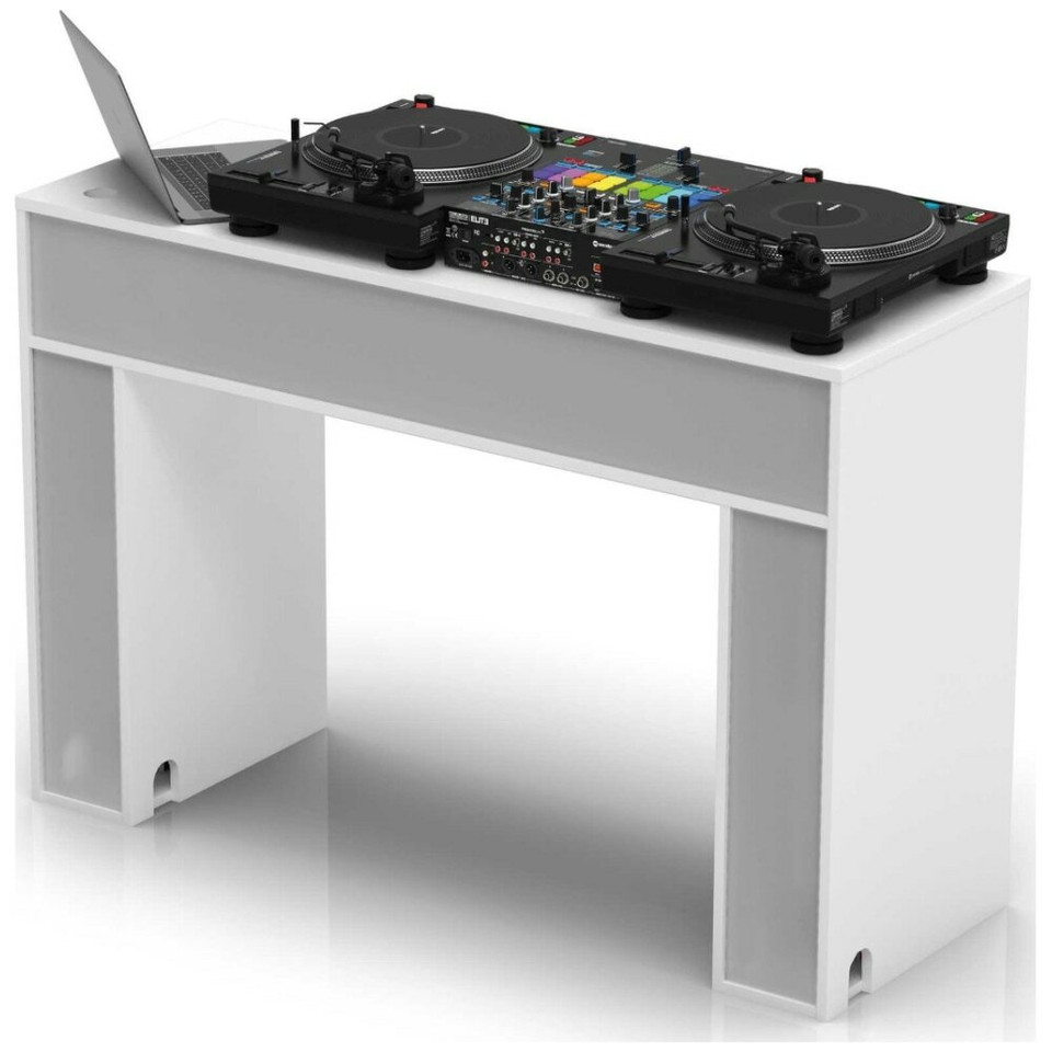 Glorious Vintage Music Station Workstation and DJ Table