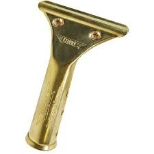 Ettore Brass Squeegee Handle (Only) - Cleaning Supplies WA