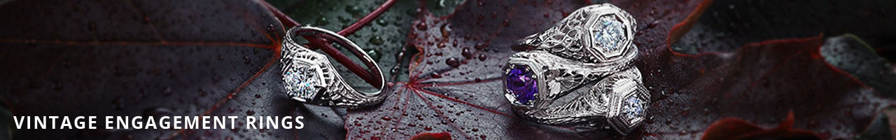 Vintage Engagement Rings by Hugo Kohl - Shop by Jewelry Type