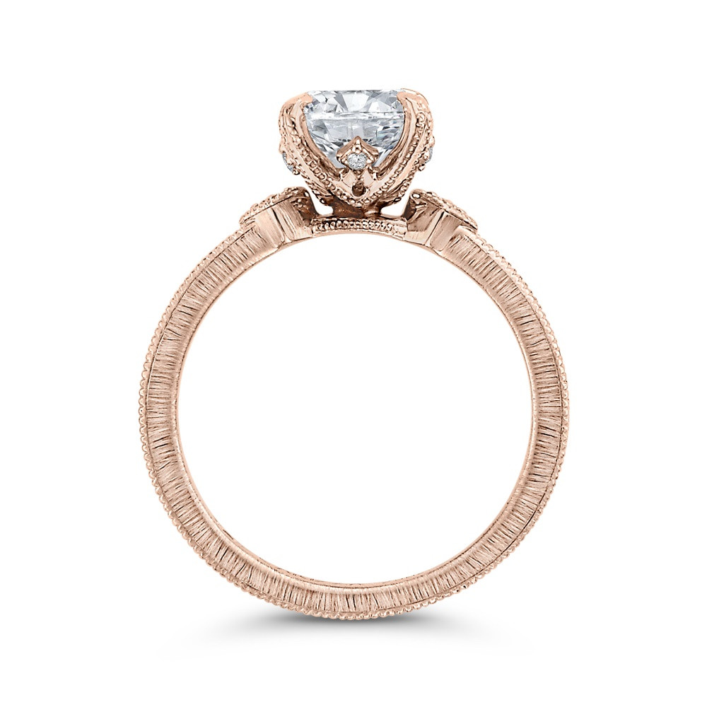 Carizza Rose Gold Engagement Ring
