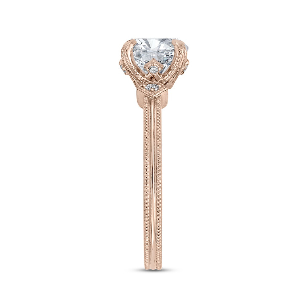 Carizza Rose Gold Engagement Ring