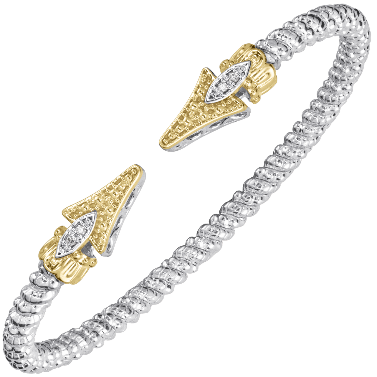 Diamond Arrow Open Ends Bracelet by Alwand Vahan