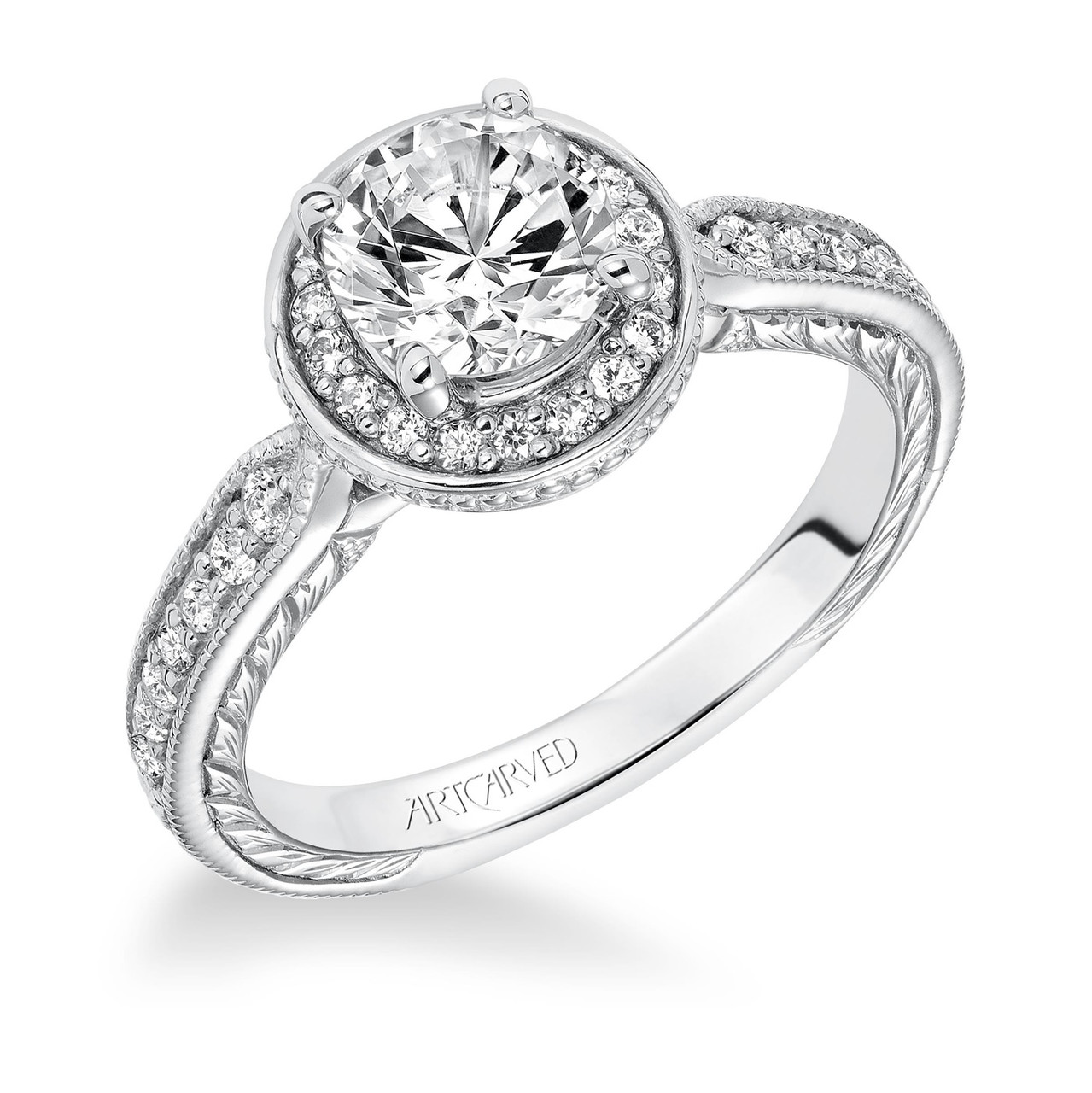 JEMIMA ArtCarved Diamond Wedding Band - 31-V628-L