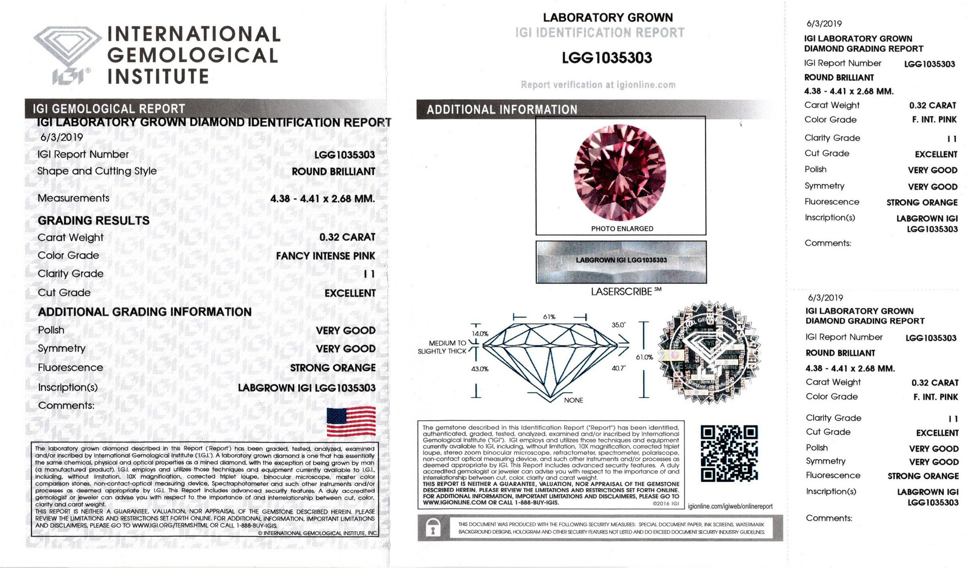 Lab Created Pink Rings, Earrings and Necklaces - Lab Grown Pink Diamonds