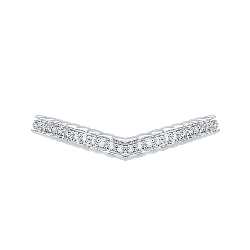 Carizza Split Shank Engagement Ring