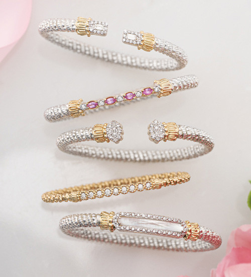 Diamond & Gemstone 4mm Vahan Bracelet