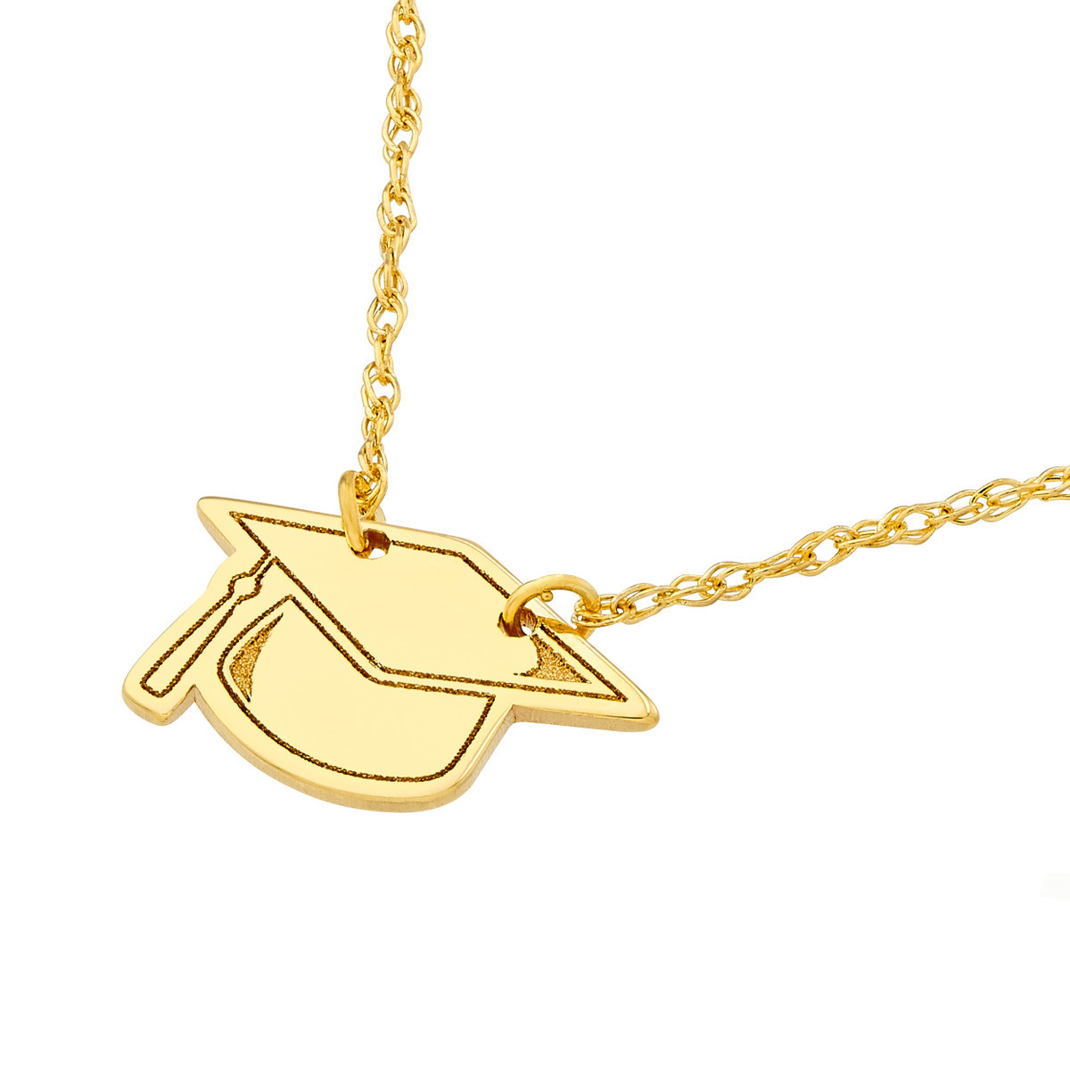 Graduation Cap Necklace - Engravable