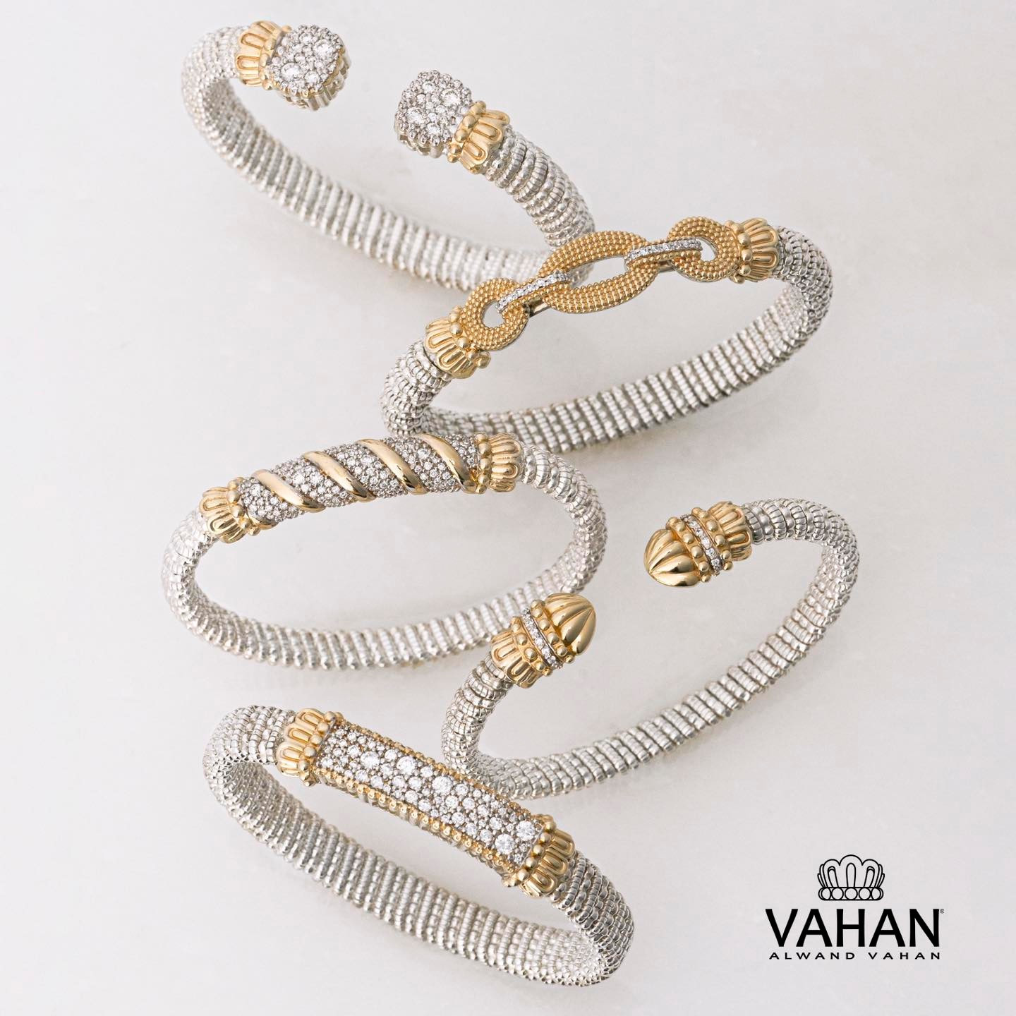 Vahan Bracelet 22111D, Diamond Scroll Design (just GORGEOUS!)