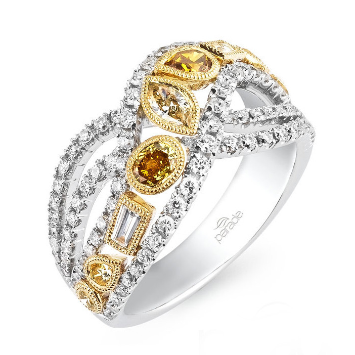Reverie Fancy Colored Diamond Ring - Fancy Colored Diamonds