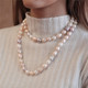36" Pink Pearl Strand