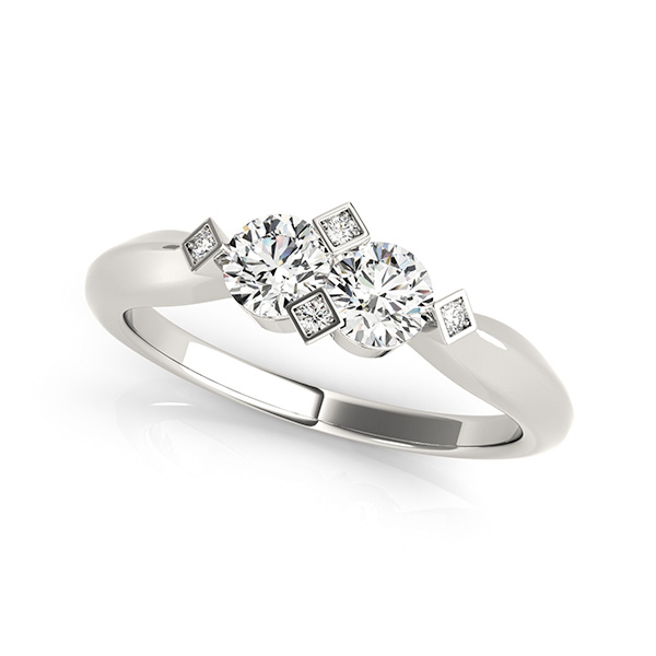Two Stone Diamond Ring - Ever Us 2 Stone Diamond Rings