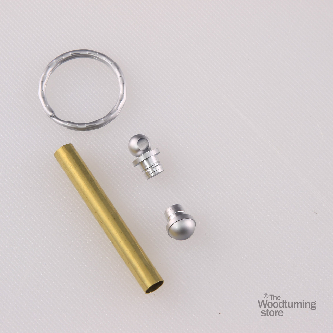 Legacy, Key Chain Kit Satin, Chrome - The Woodturning Store