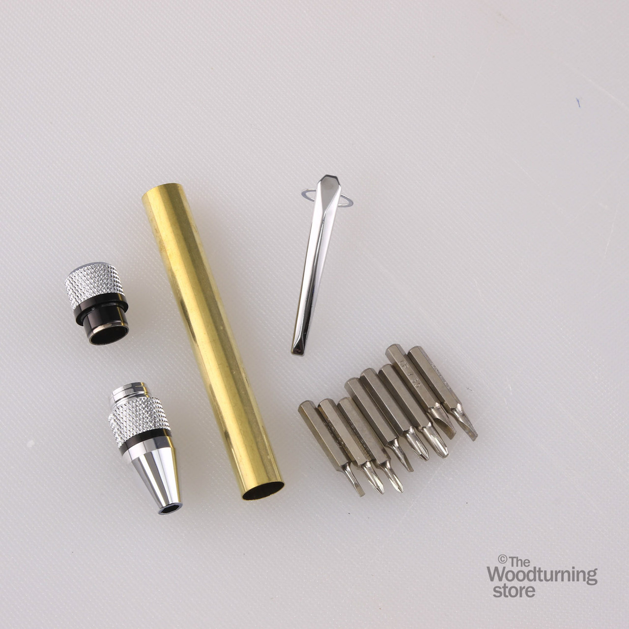 Legacy, Multi Tool Pen Kit, Chrome - The Woodturning Store