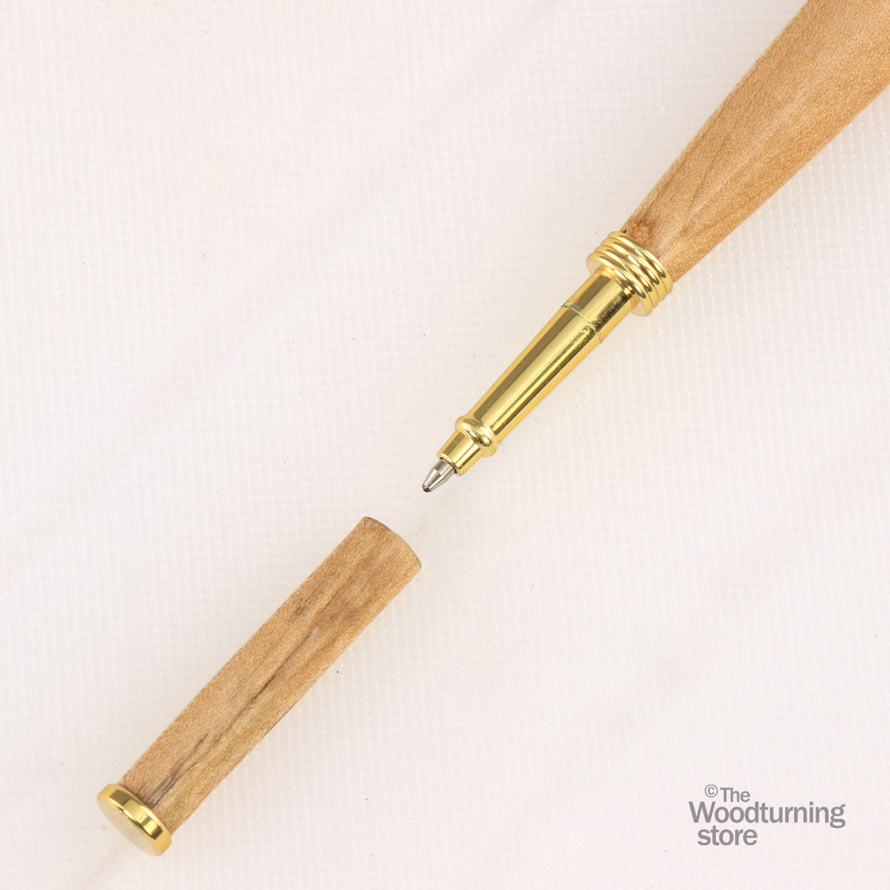 Legacy, Fancy Baseball Bat Pen Kit, Gold - The Woodturning Store