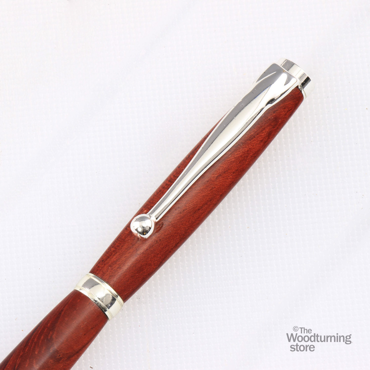 Legacy, Fancy Pen Kit, Silver - The Woodturning Store