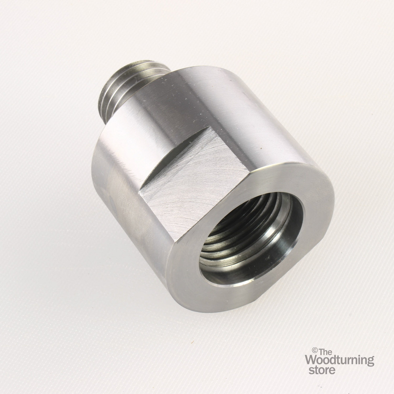 Hurricane, Headstock Spindle Adapter, Converts 1 1/4" x 8 TPI to 1" x 8TPI - The Woodturning Store