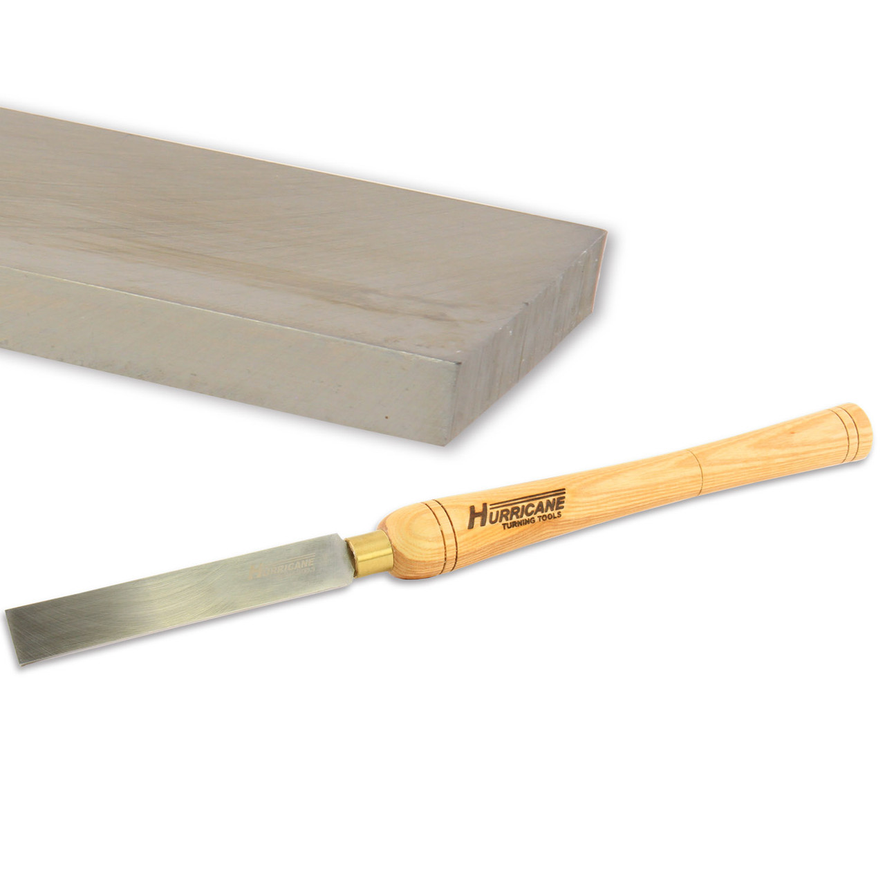 Hurricane, HTT-118, HSS, 1" Square Scraper - The Woodturning Store