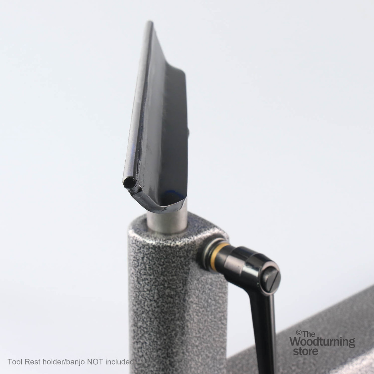 Robust, Low Profile Tool Rest, 12" Wide, Long Post - The Woodturning Store