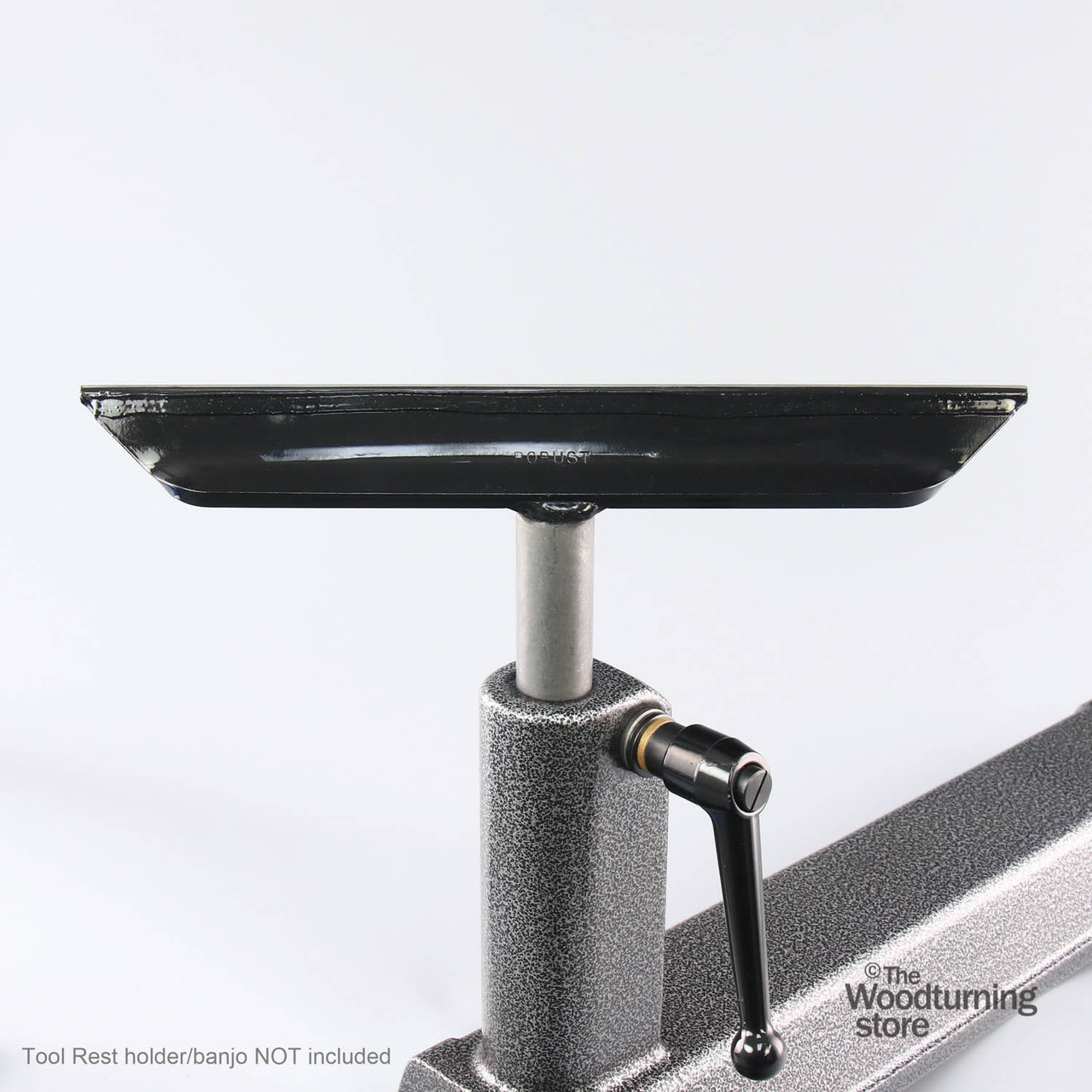 Robust, Low Profile Tool Rest, 12" Wide, Short Post - The Woodturning Store