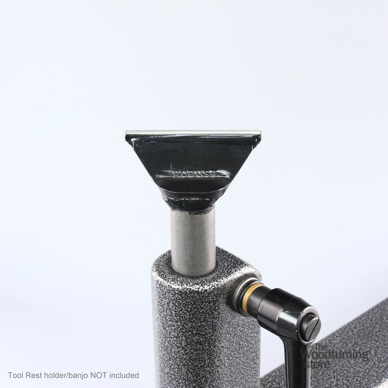 Robust, Low Profile Tool Rest, 3" Wide, Long Post - The Woodturning Store