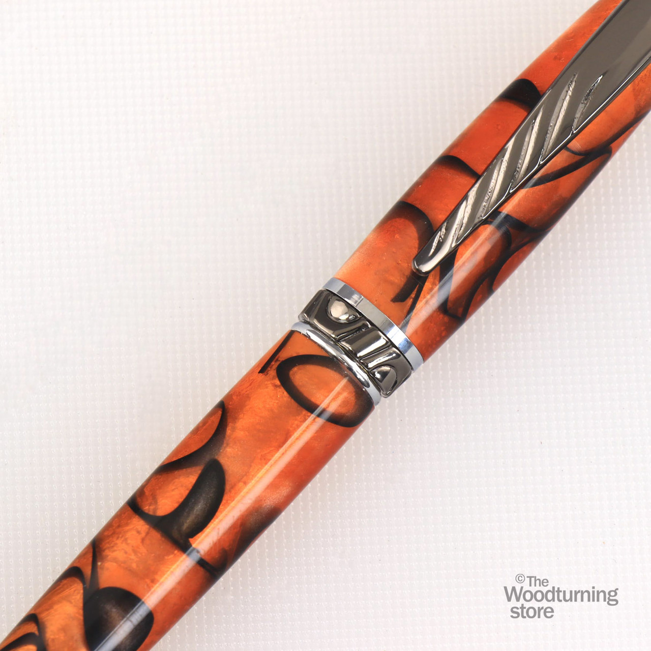 Legacy, Fat Cat Pen Kit, Gun Metal - The Woodturning Store