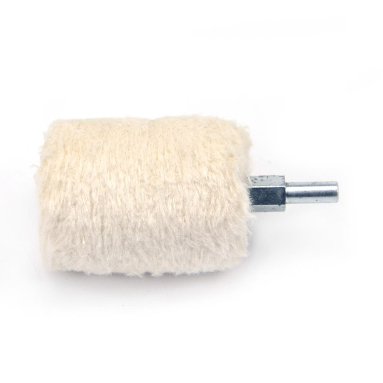 Hurricane, Small Cylindrical Cotton Buffing Wheel with Mounted Shank ...