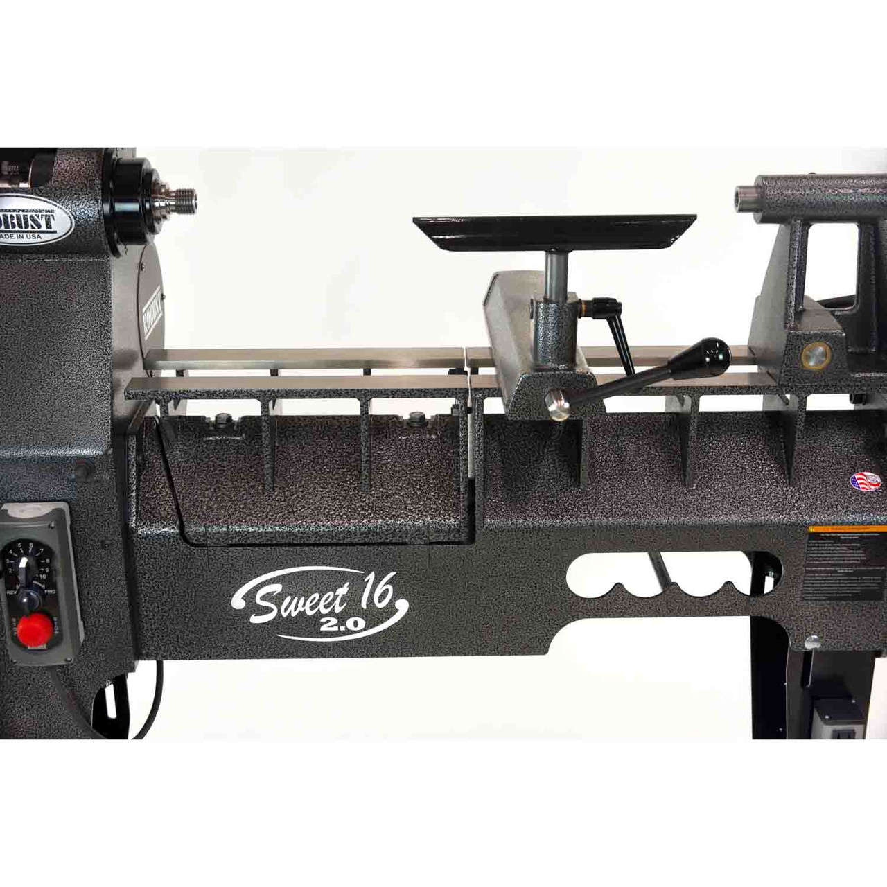 Robust, Sweet 16 Woodturning Lathe, Standard Bed, 2 HP Motor - The ...