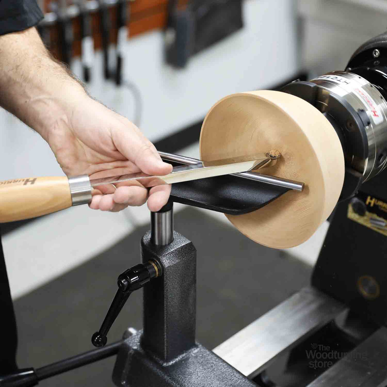 Hurricane Tool Rest, 12" Wide, 7" Post Length - The Woodturning Store