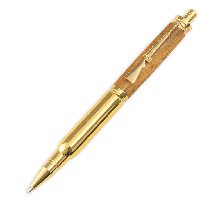 Legacy, Bullet Click Pen Kit, Gold - The Woodturning Store
