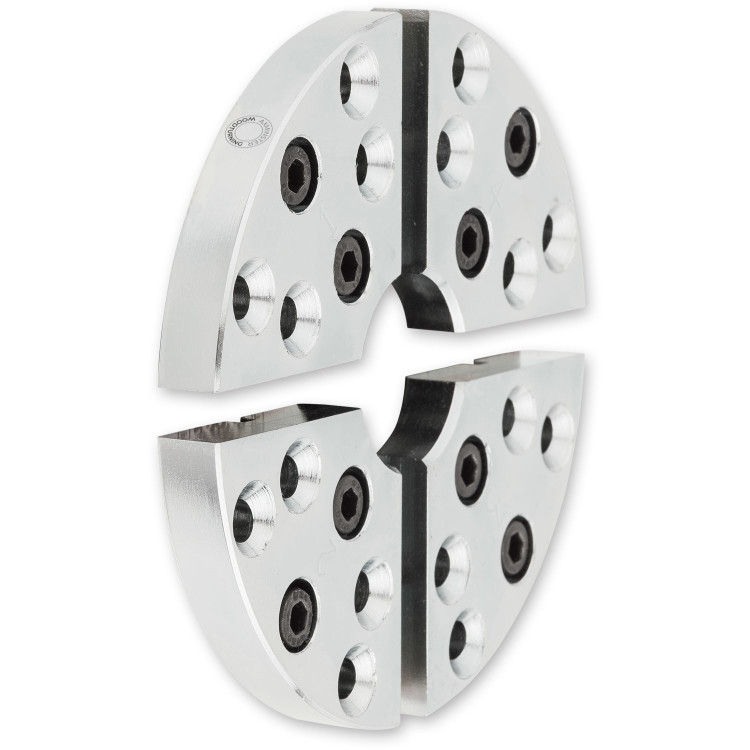 Axminster, 100mm Wood Jaw Plates - The Woodturning Store
