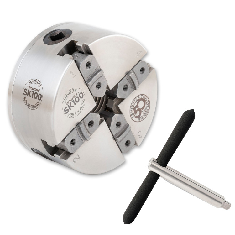 Axminster, Evolution SK100, Chuck Body with 1 1/4" x 8 TPI Direct ...