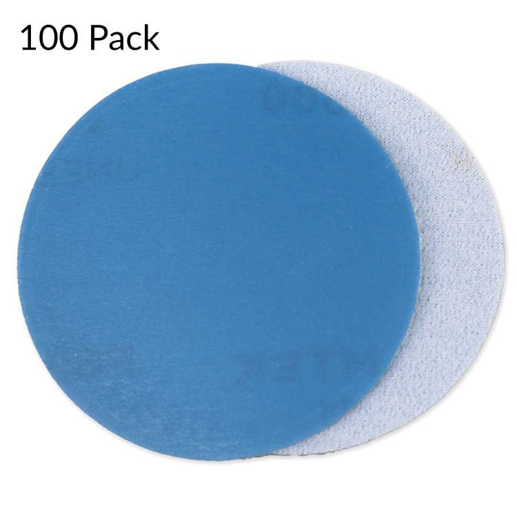 Hurricane Film, 3" Hook and Loop Sanding Discs, 100 Pack, Choose from ...