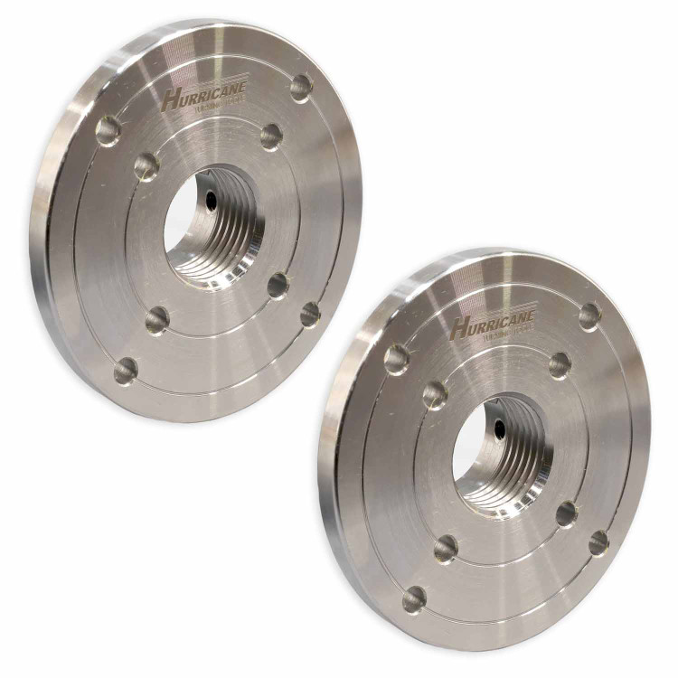 Hurricane, 4" Steel Faceplate, Series 2, 1 1/4" x 8 TPI (2 Pack) - The ...