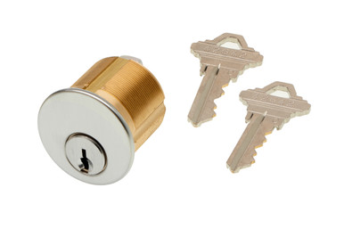 Mortise Cylinder Locknut and Spacer Set 1-3/8" for Chute Systems